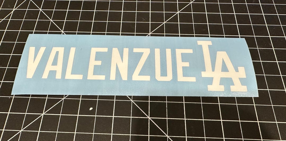 Valenzuela Vinyl Decal - Etsy