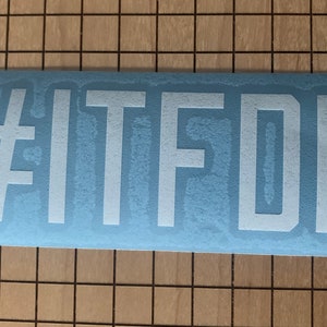 It's Time for Dodger Baseball Vinyl Decal - #ITFDB - Etsy