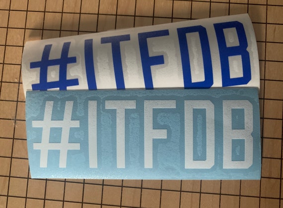 It's Time for Dodger Baseball Vinyl Decal ITFDB - Etsy