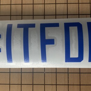 It's Time for Dodger Baseball Vinyl Decal - #ITFDB - Etsy