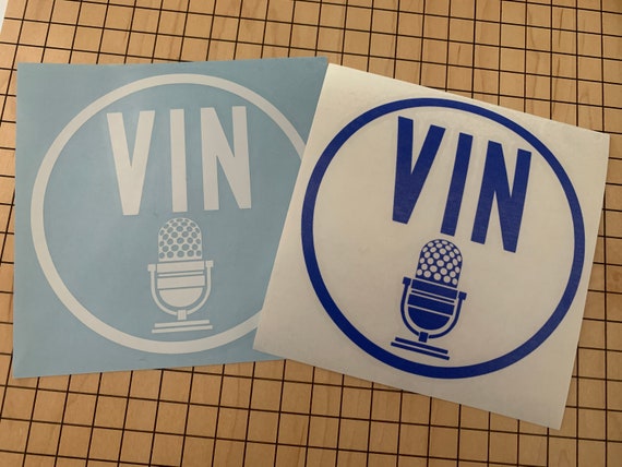 Vin Scully Commemorate Patch Vinyl Decal - Etsy
