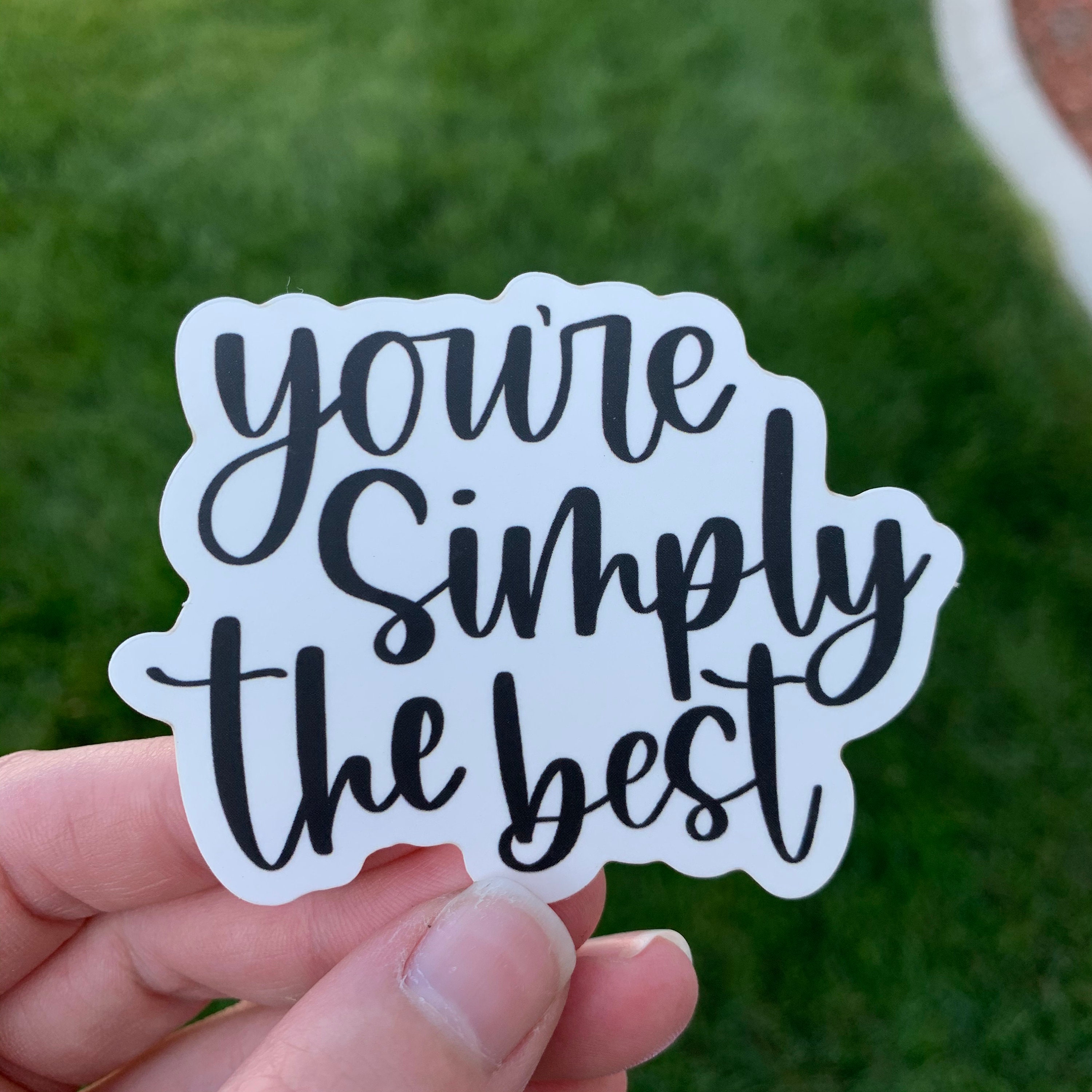 Youre simply the best sticker Schitts creek cute sticker | Etsy