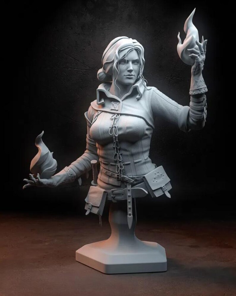 Triss Merigold the Witcher STL File for 3D Printing - Etsy Australia