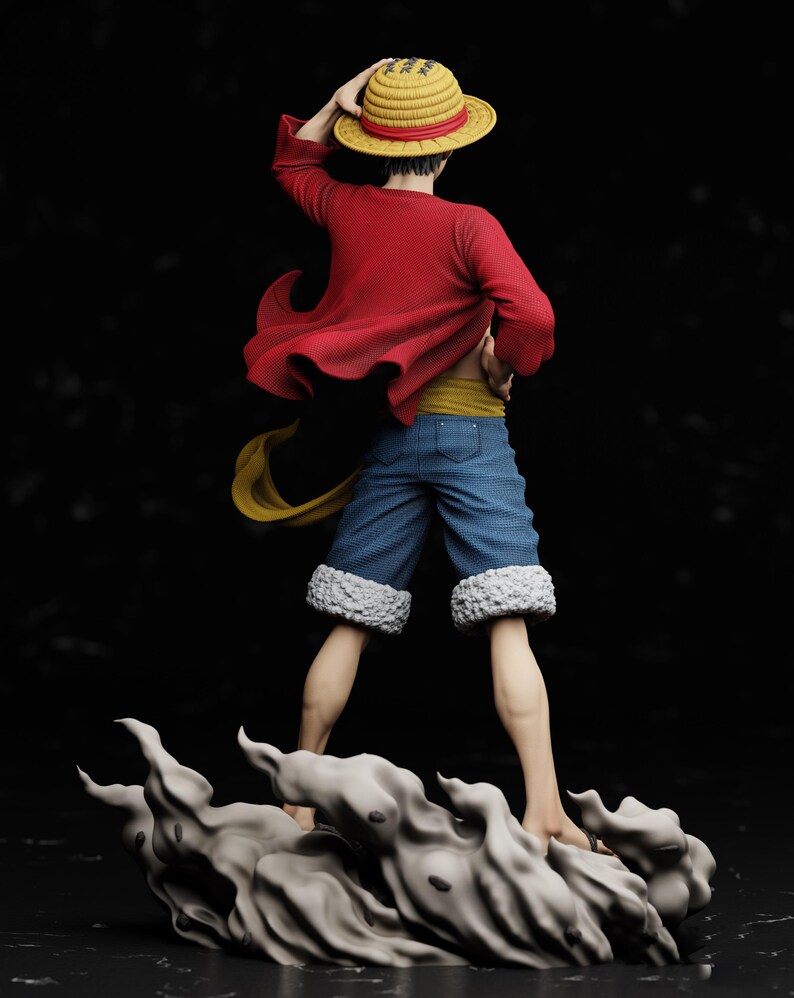 Monkey D. Luffy One Piece STL File for 3D Printing - Etsy Israel