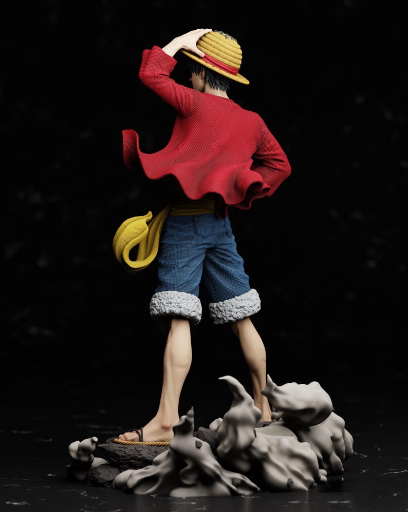Monkey D. Luffy One Piece STL File for 3D Printing - Etsy Israel