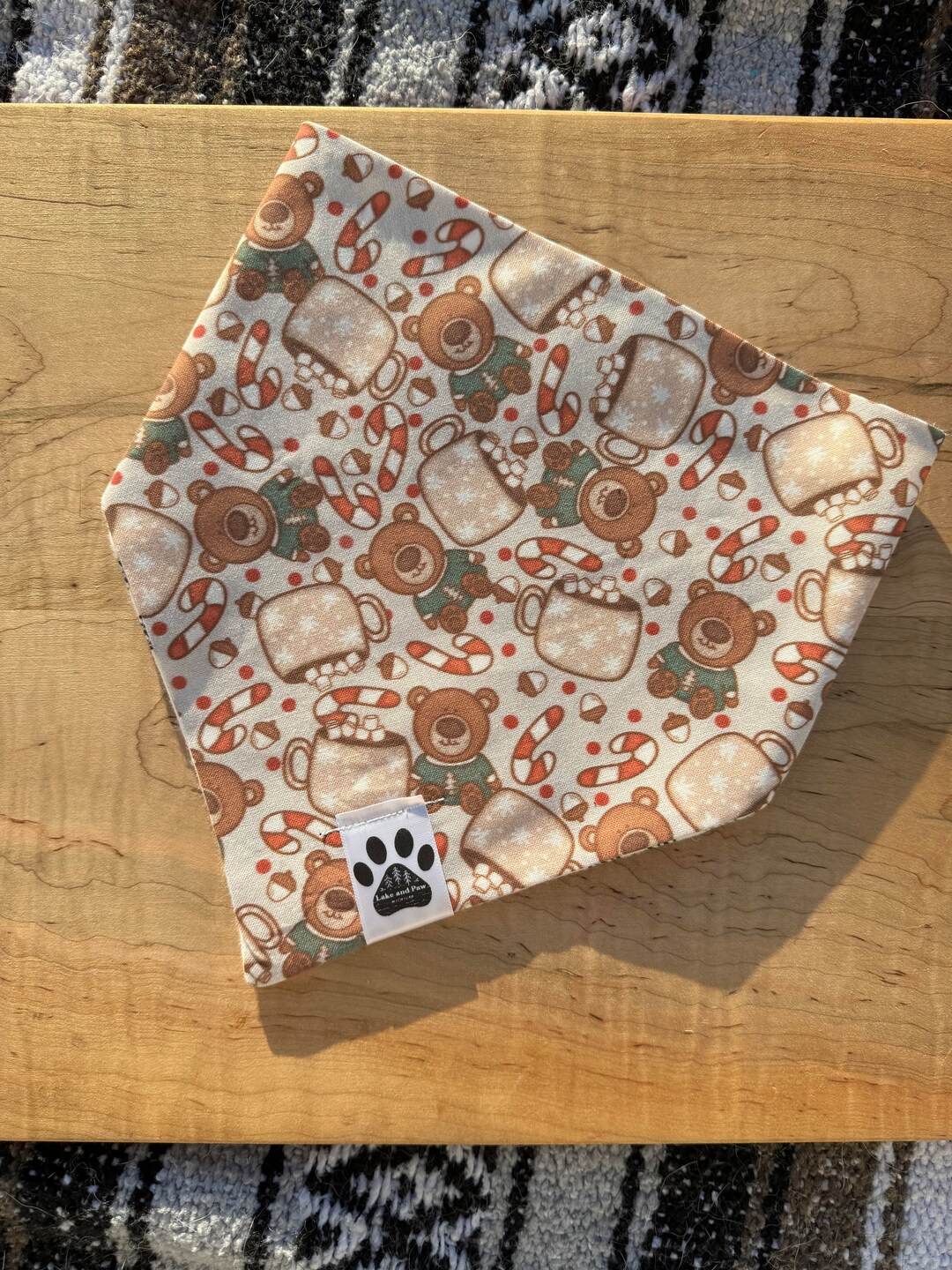 Cozy Cottage | Cat/dog Snap on Reversible Pet Bandana | Teddy Bears ...
