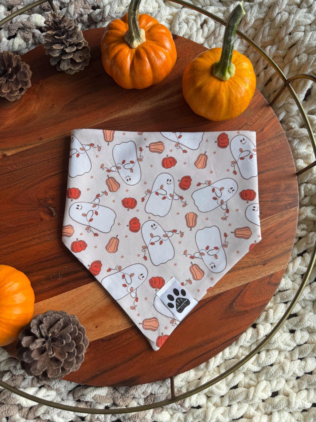 Fall Fun | Cat/dog Snap on Reversible Pet Bandana | Fall | Autumn ...