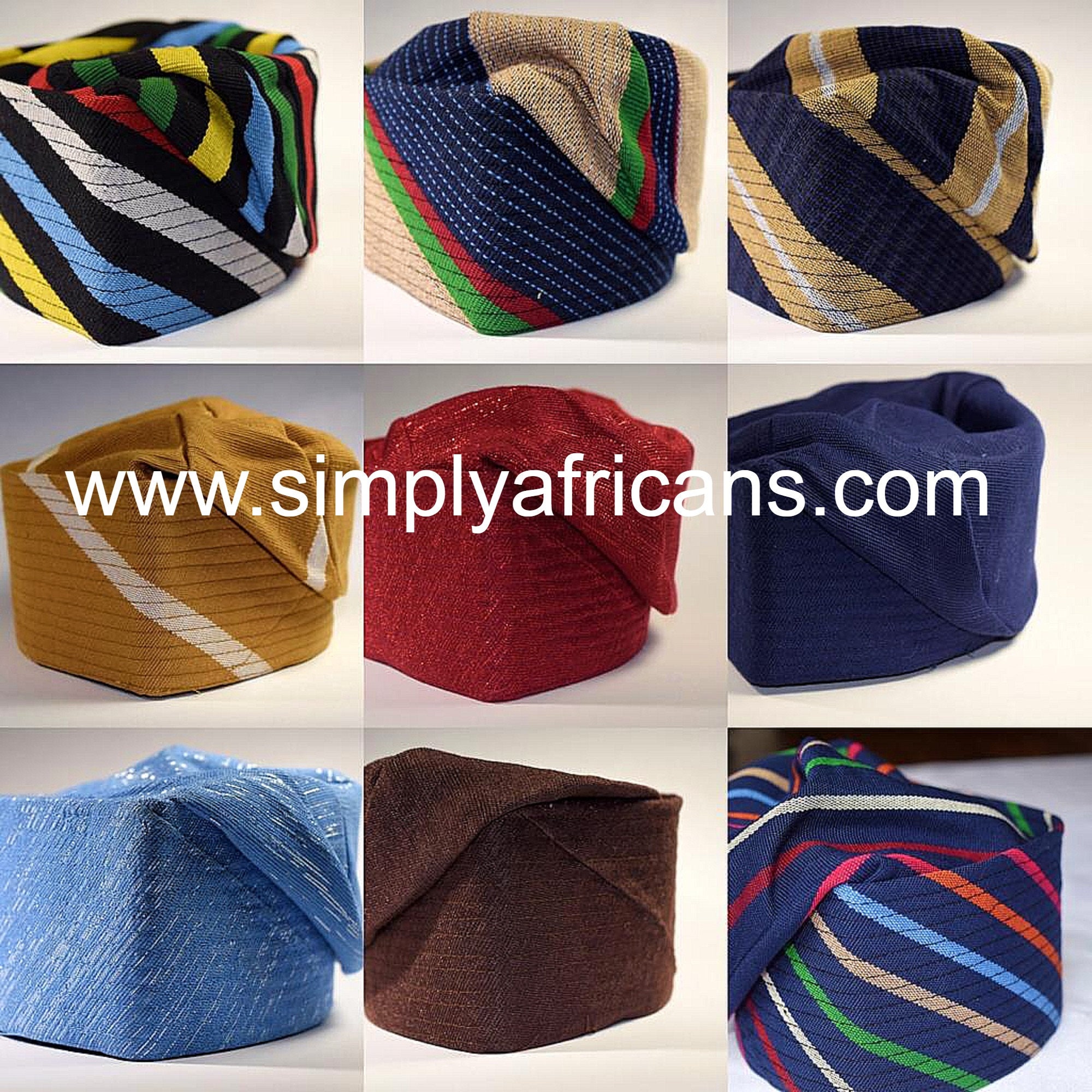 African Men Hat, Yoruba Fila, Nigerian Wedding Hat, African Kufi Hat ...