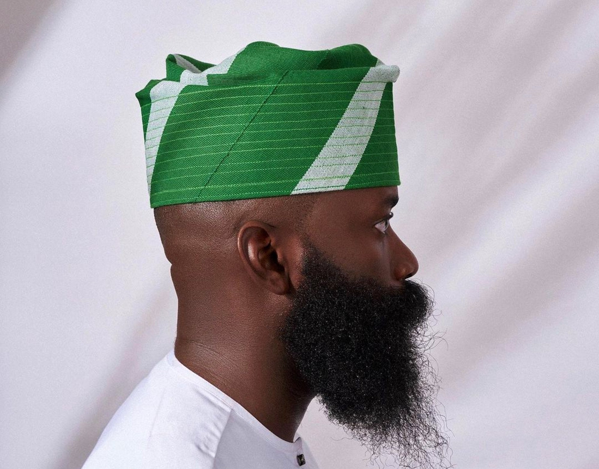 African Hat Aso Oke Hat Kufi Hat for Men Agbada for | Etsy