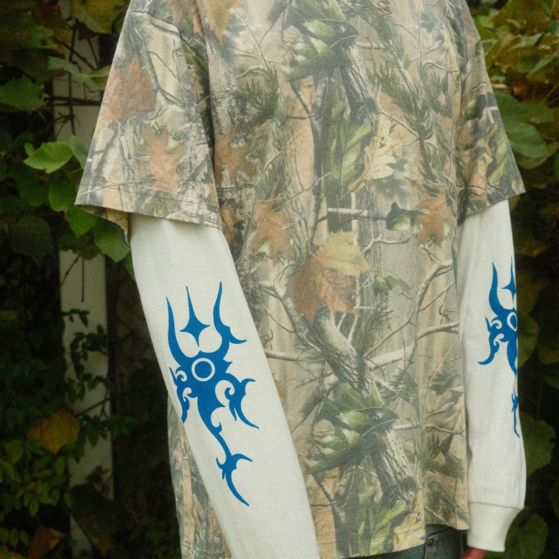 Vintage Y2k Layered Long Sleeve - Etsy