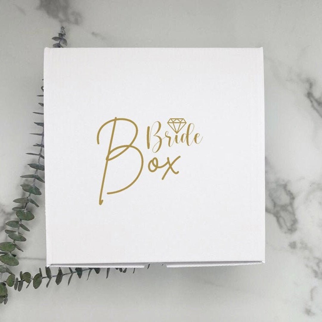 Brautbox zum selber befüllen - Bride to be Box- Geschenkbox für die ...
