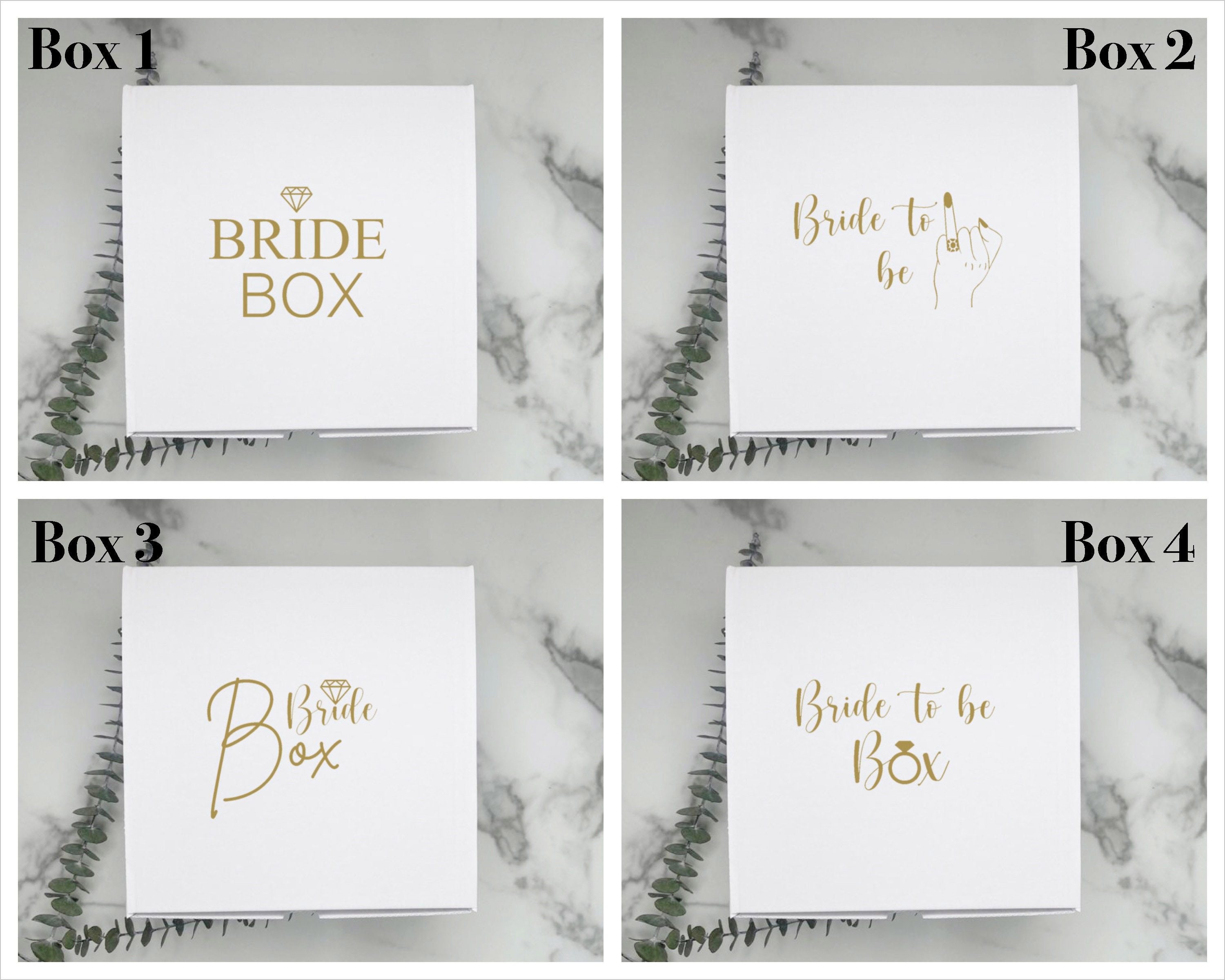 Brautbox zum selber befüllen Bride to be Box Geschenkbox | Etsy