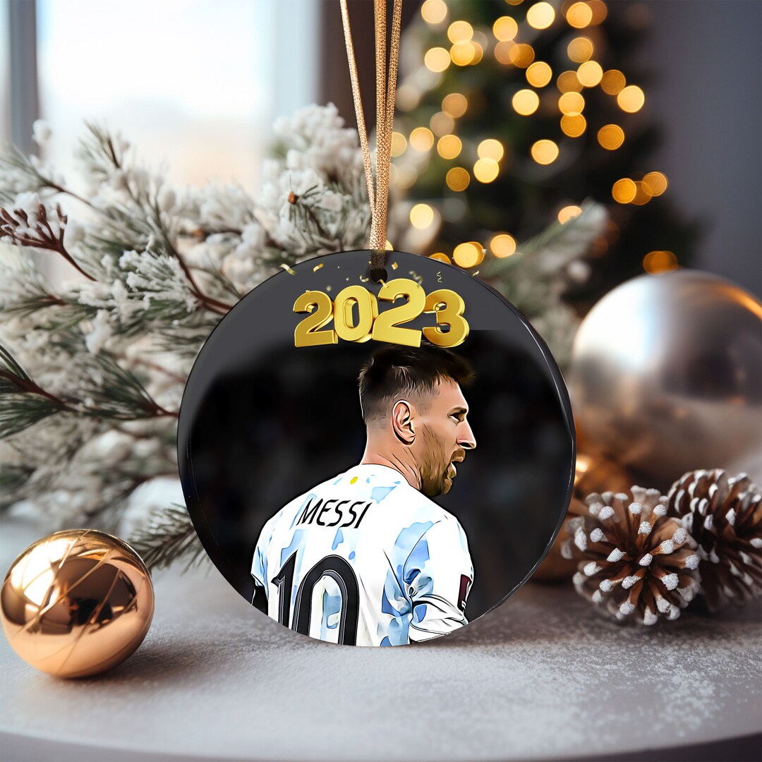 Messi 10 Christmas Ornament Messi 2023 Merry Christmas - Etsy