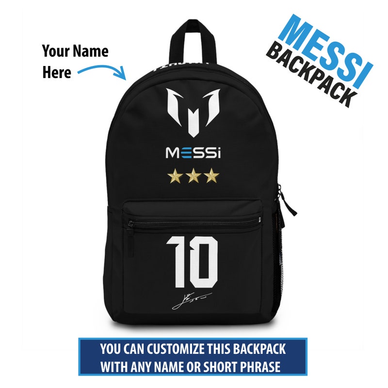 Messi Backpack for School - Etsy