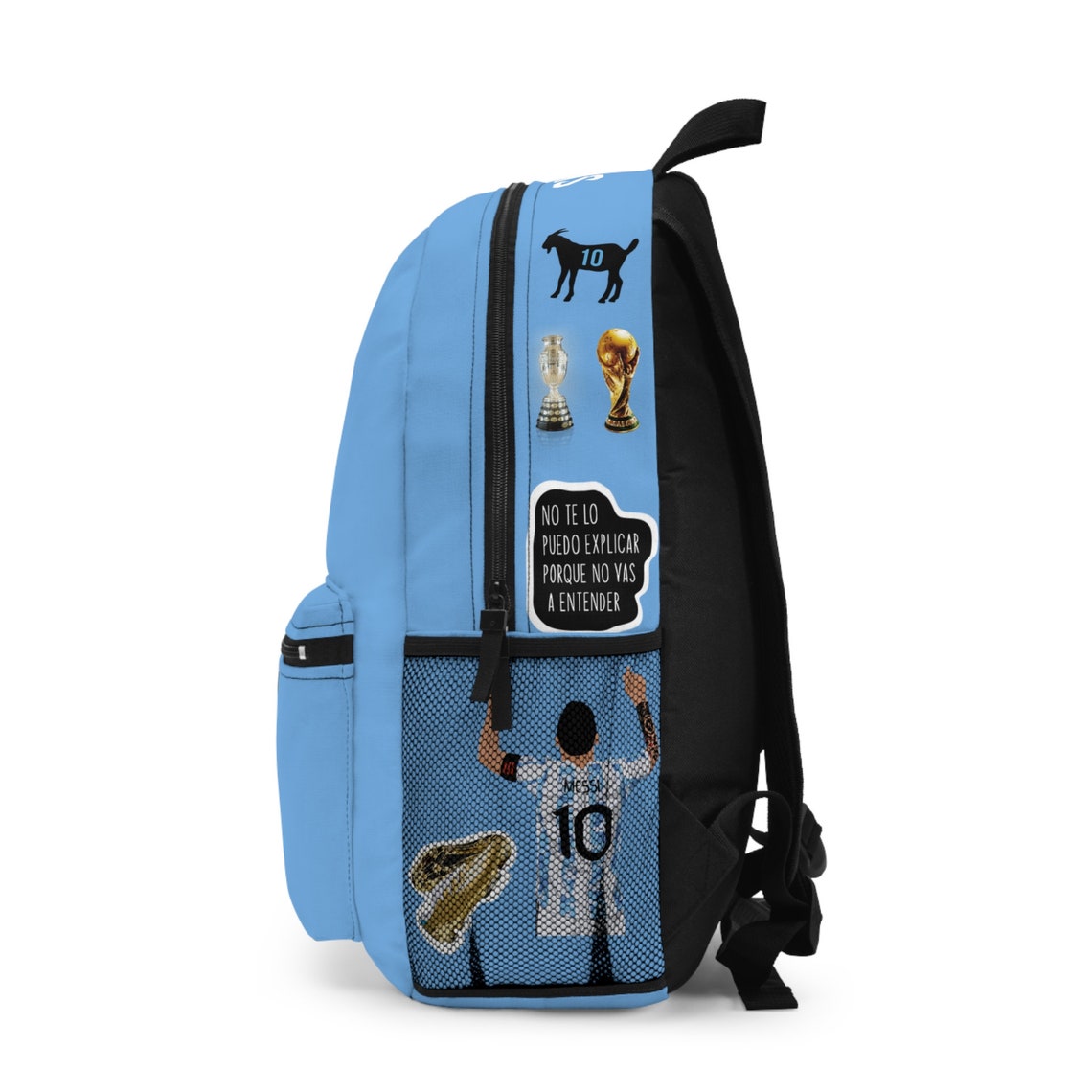 Messi Backpack With Your Name - Custom Gift - Children's Soccer ...