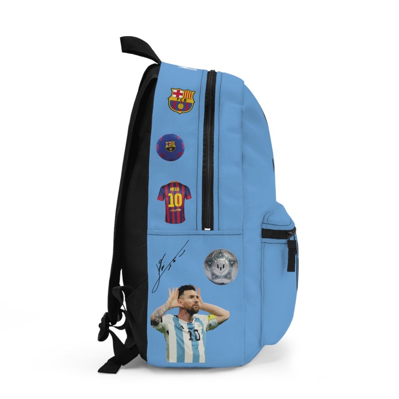 Messi Backpack With Your Name - Custom Gift - Children's Soccer ...