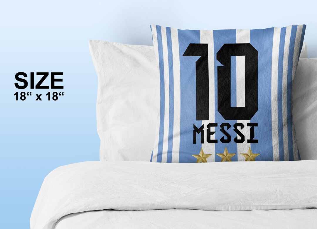 Messi Pillow Messi Champ Soccer Cushion Soccer Pillow - Etsy