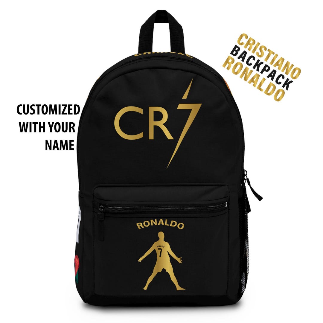 Ronaldo Soccer Backpack: Customizable Sports School Bag - Etsy