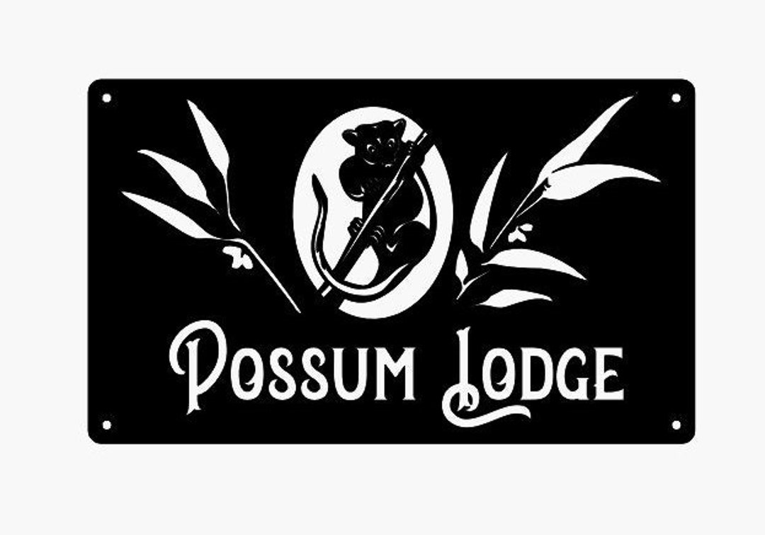 Personalised Sign - Possum and Gum Leaf - Australian - House Name Sign ...