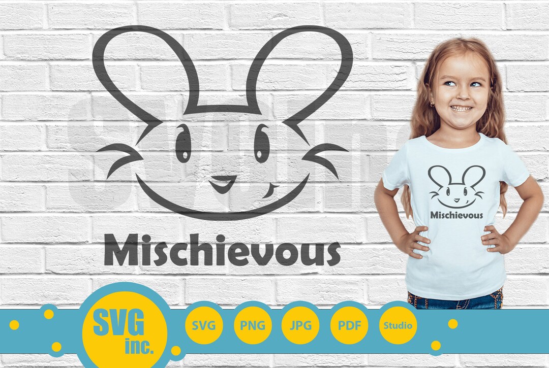 Mischievous Mouse SVG File for Fun DIY Crafts and Projects - Etsy