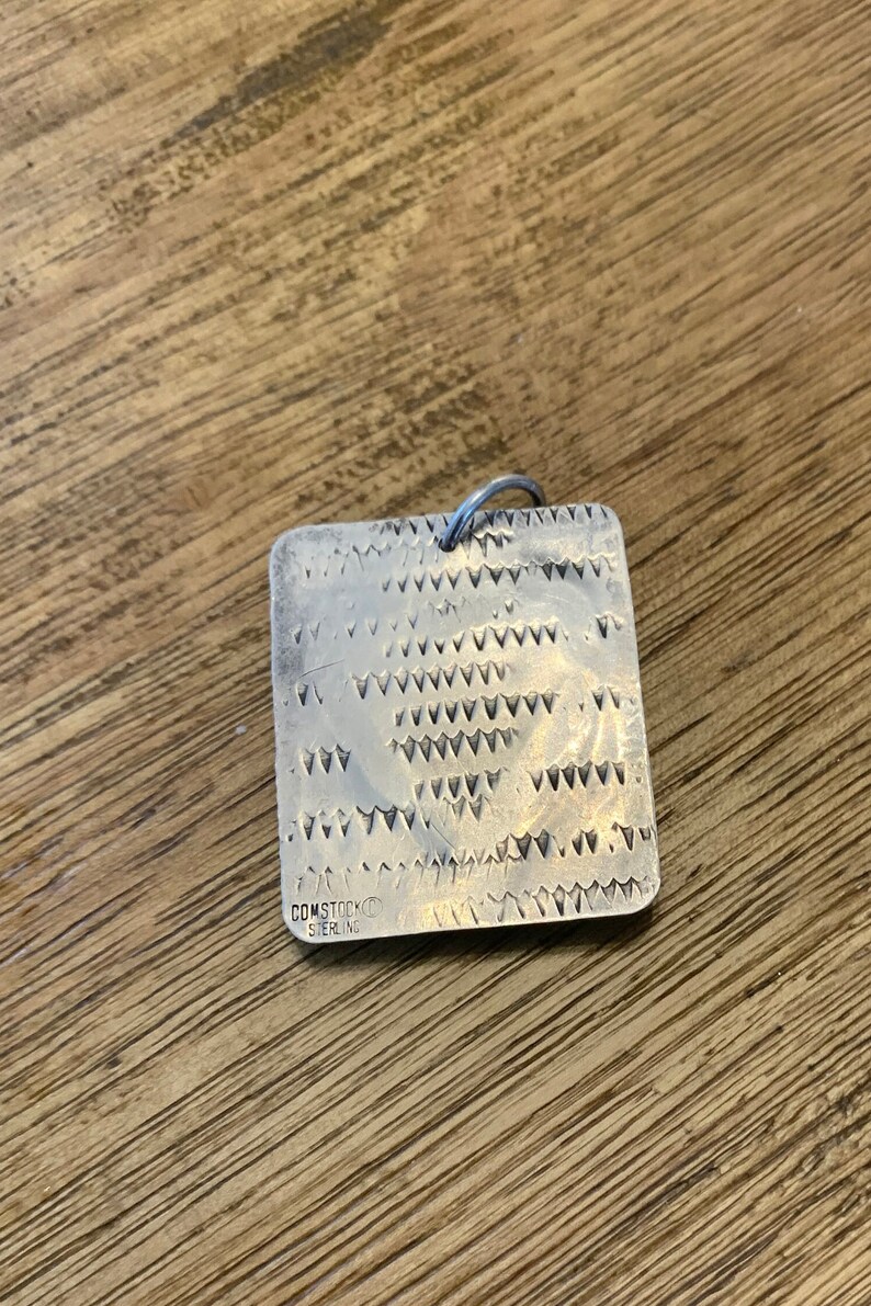 Sterling Heart Pendant Boho Artisan Large Heart, Susan Comstock ...