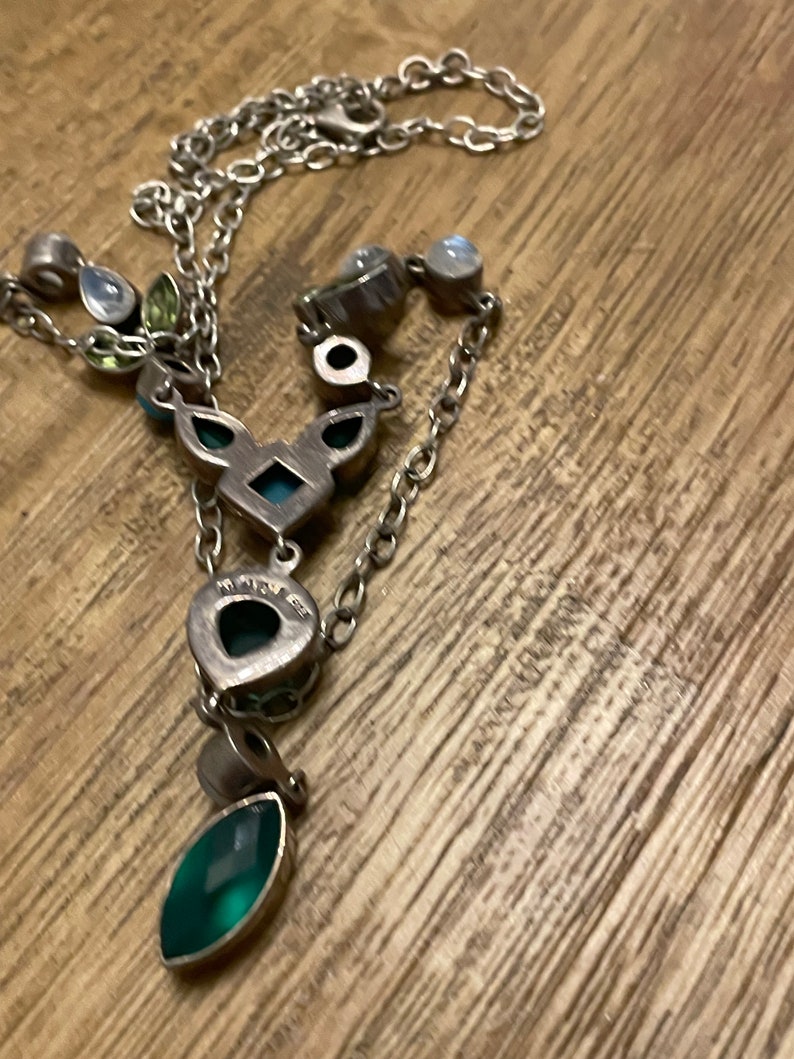 Nicky Butler Sterling Silver Gemstone Necklace: Moonstone, 16-19" - Etsy