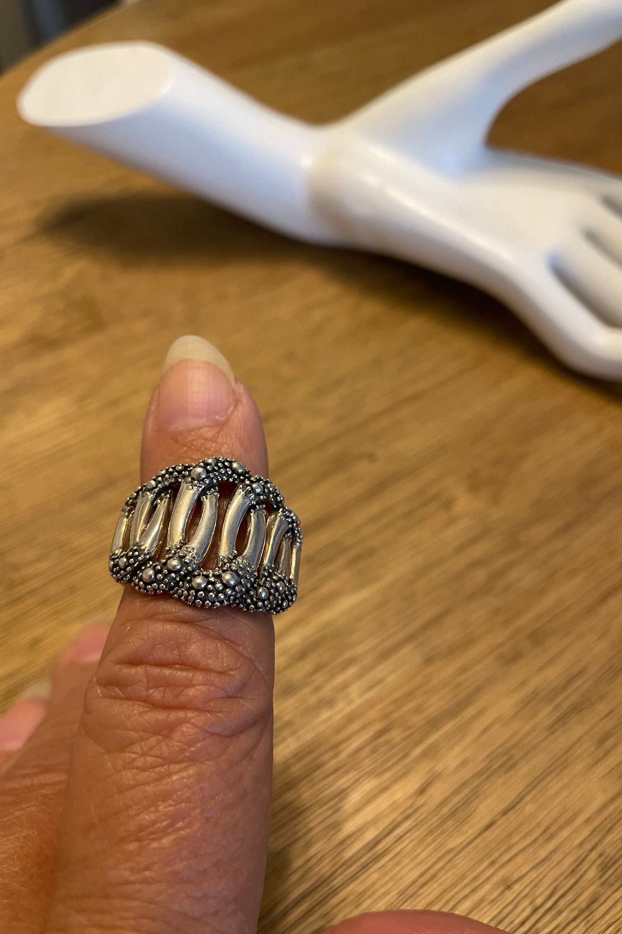 Michael Dawkins Starry Night Sterling Silver Ring - Size 7.5 - Etsy