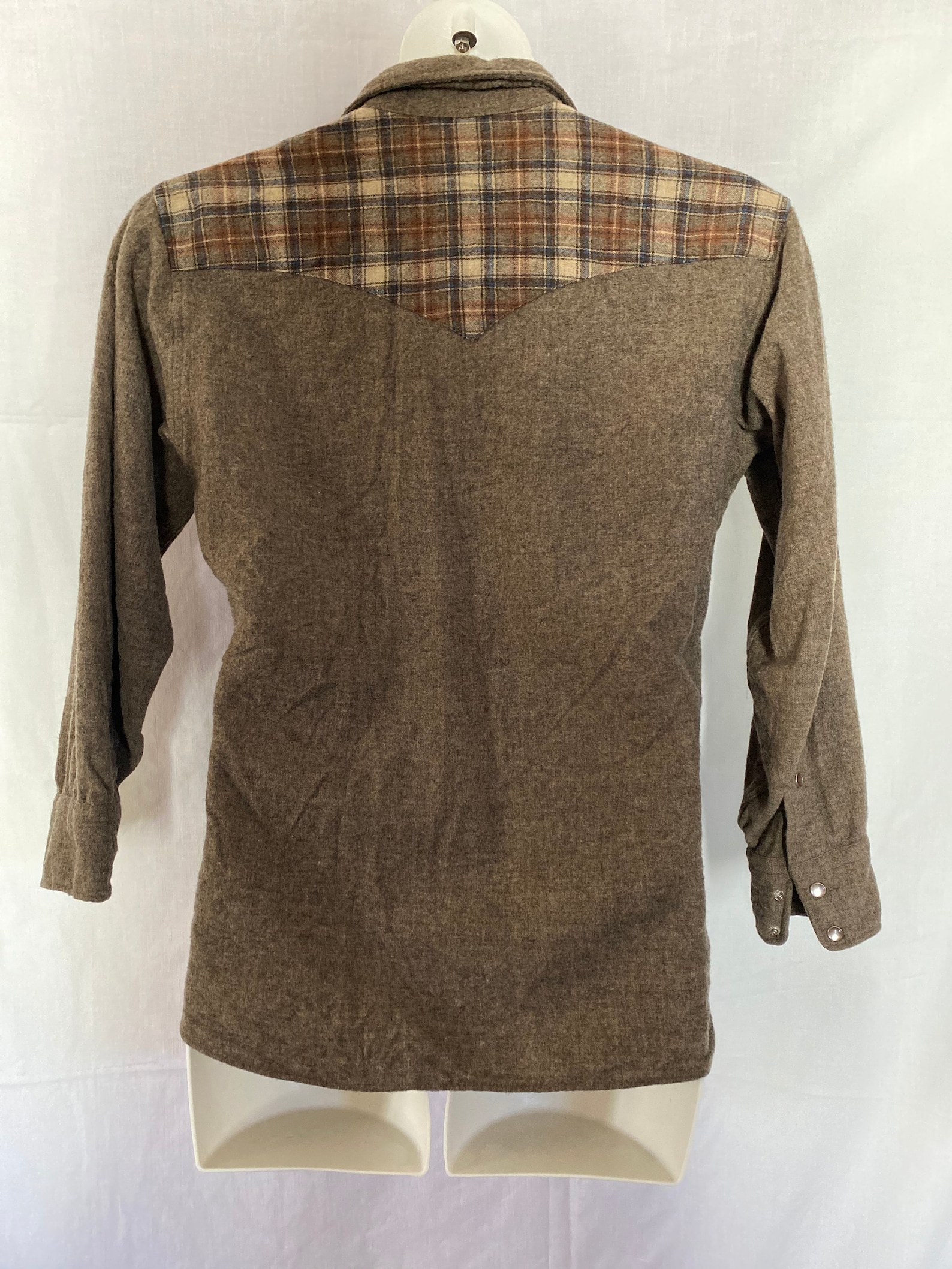 Vintage Womens Pendleton High Grade Western Wear Wool Long Sleeve Pearl ...