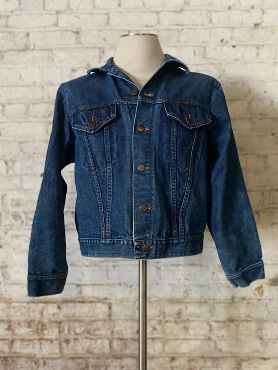 Vintage Early 1970s Wrangler Denim Trucker Jacket Siz… - Gem