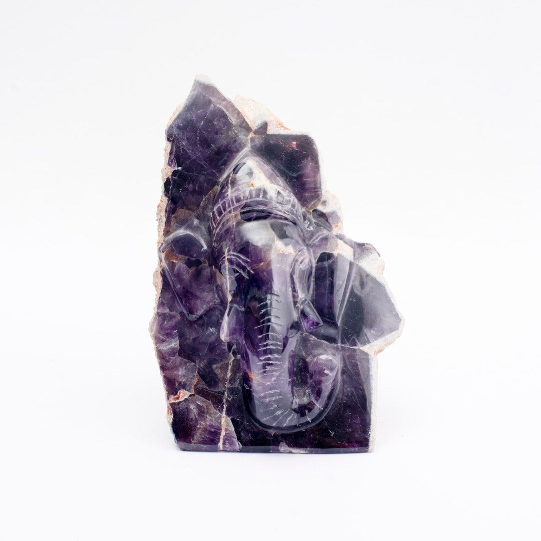 Amethyst-face Ganesha Idol 2105 Gms - Etsy