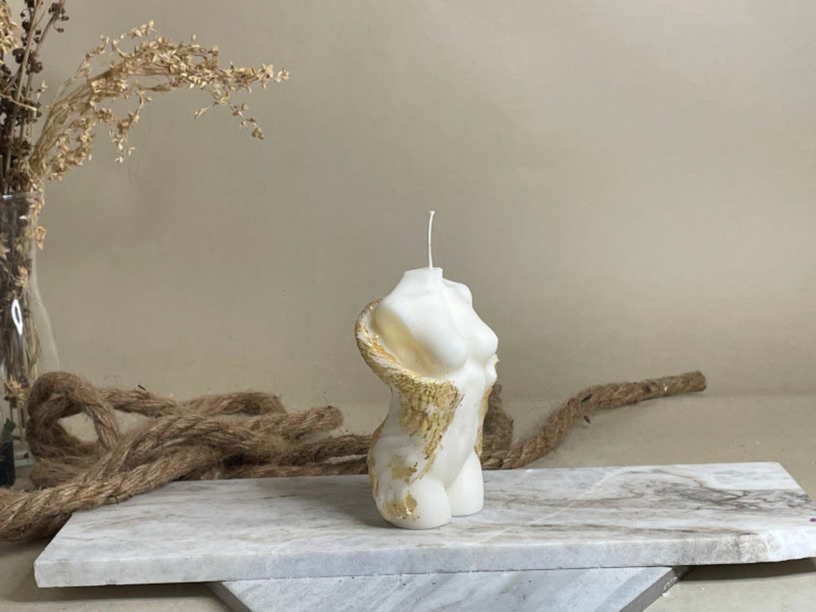 Winged Angel | Torso Candle | Venus - Etsy