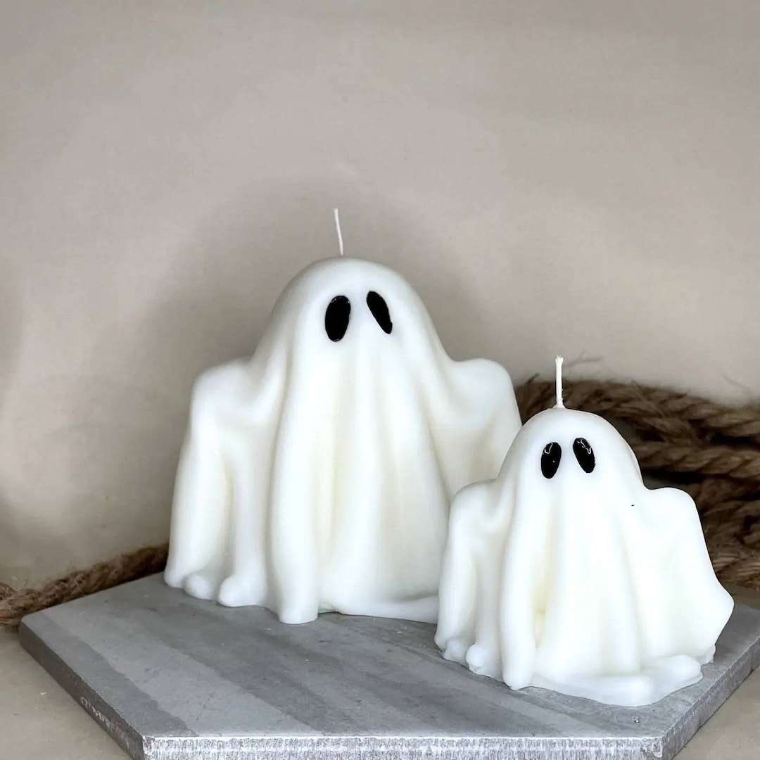 Ghost Candle | Halloween - Etsy