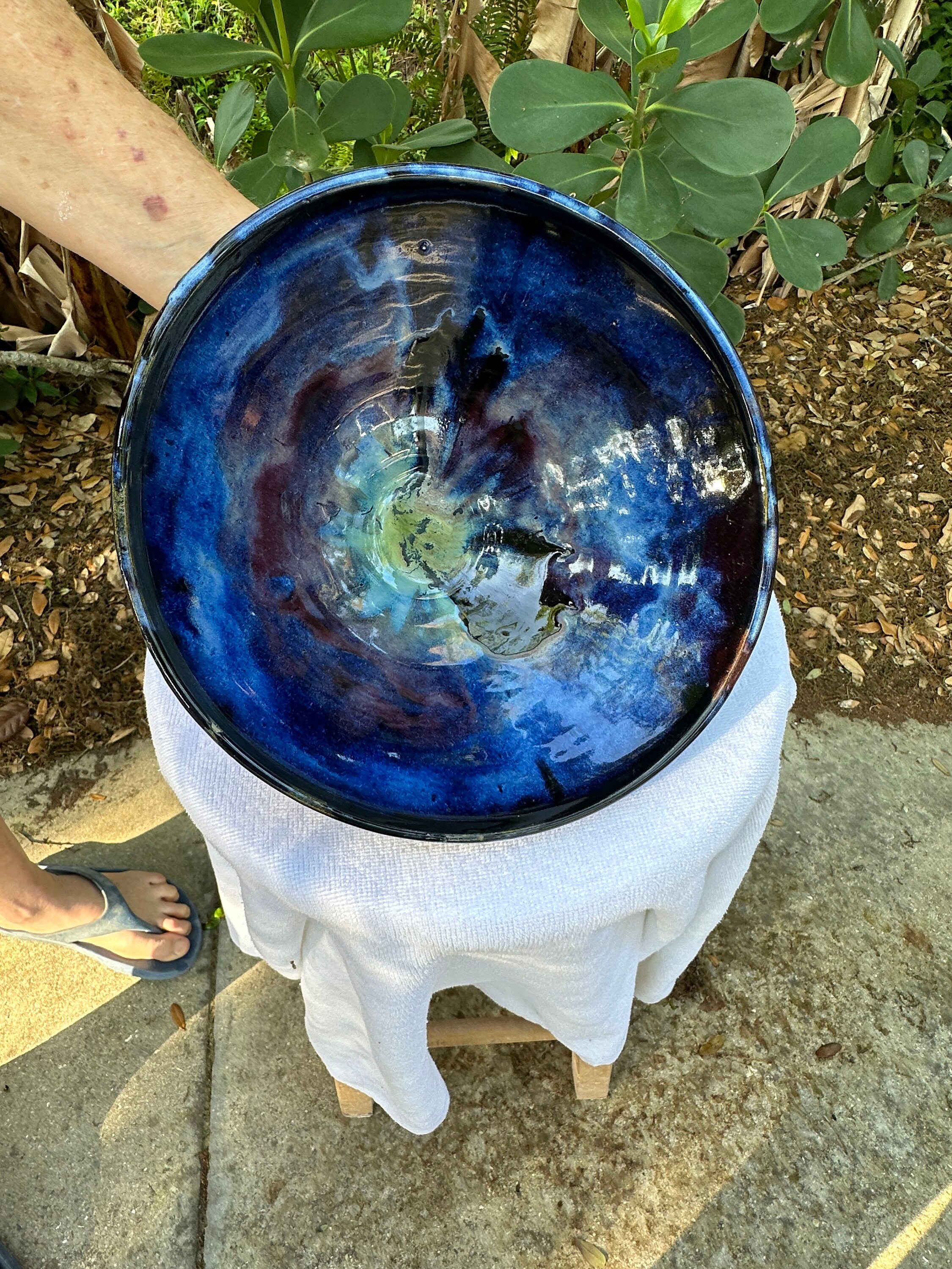 Stoneware Serving/display Bowl - Etsy