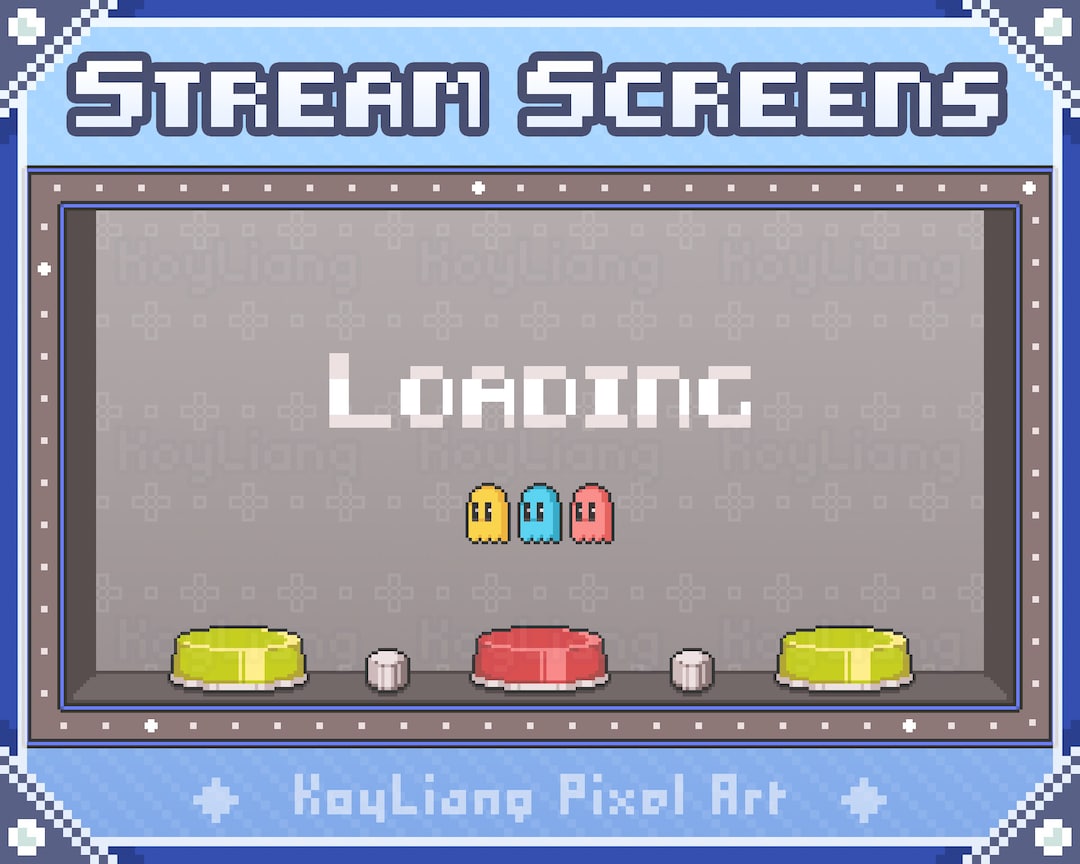 Animated Background for Twitch in Arcade Gaming Theme, Stream Screens ...