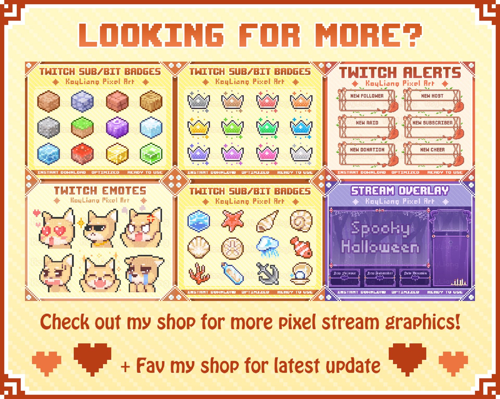 Bit Tier Badges for Twitch Channel Cute Subscriber Perks - Etsy