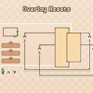 Cozy Cafe Stream Package: 8 Bit Pixel Twitch Overlays - Etsy