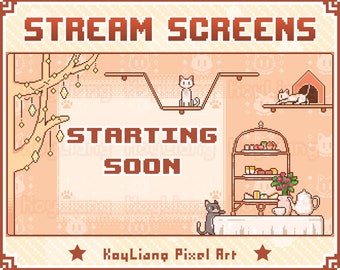 Twitch Starting Soon Cat - Etsy