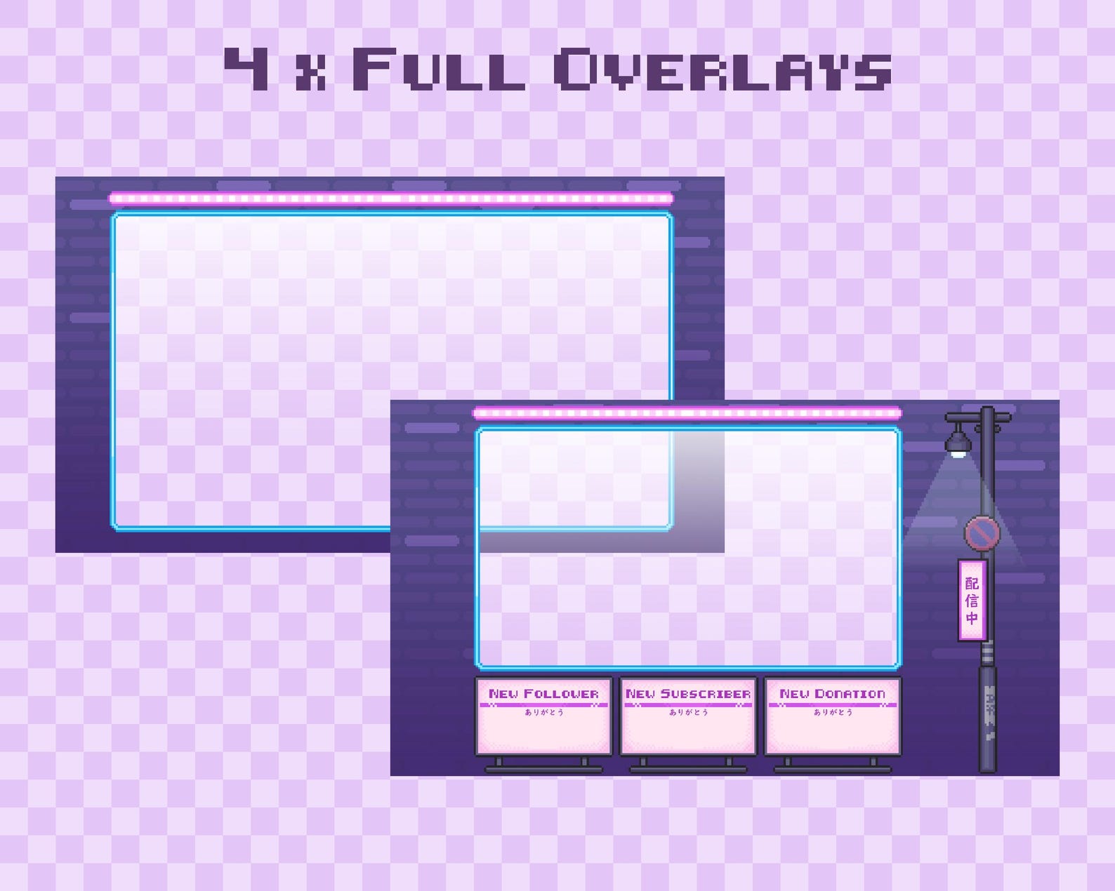 Twitch Overlays Package, Kick Stream Overlays, Youtube Streaming Layout ...
