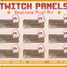 Twitch Ghost Panel in Cute Pixel Style for Channel Profile ...