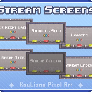Animated Background for Twitch in Arcade Gaming Theme, Stream Screens ...