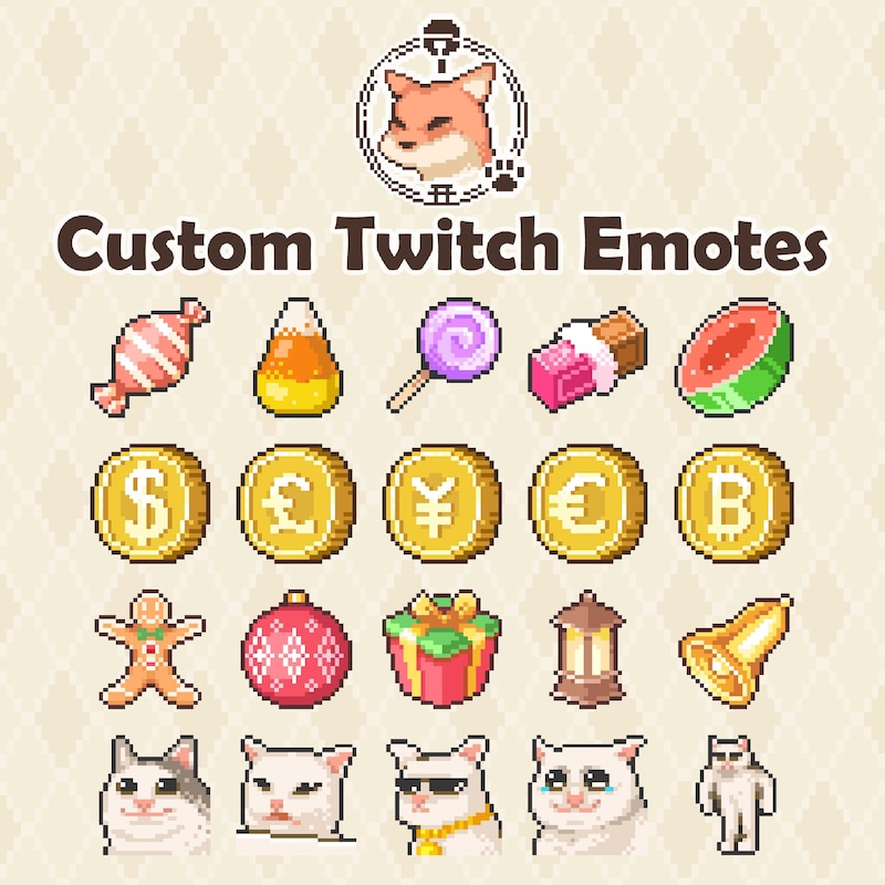 Christmas 8bit Overlay - Etsy