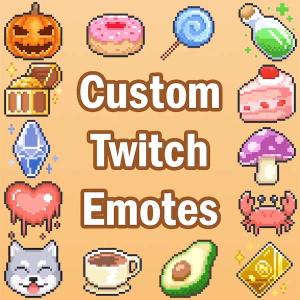 Pixel Twitch Emotes - Etsy