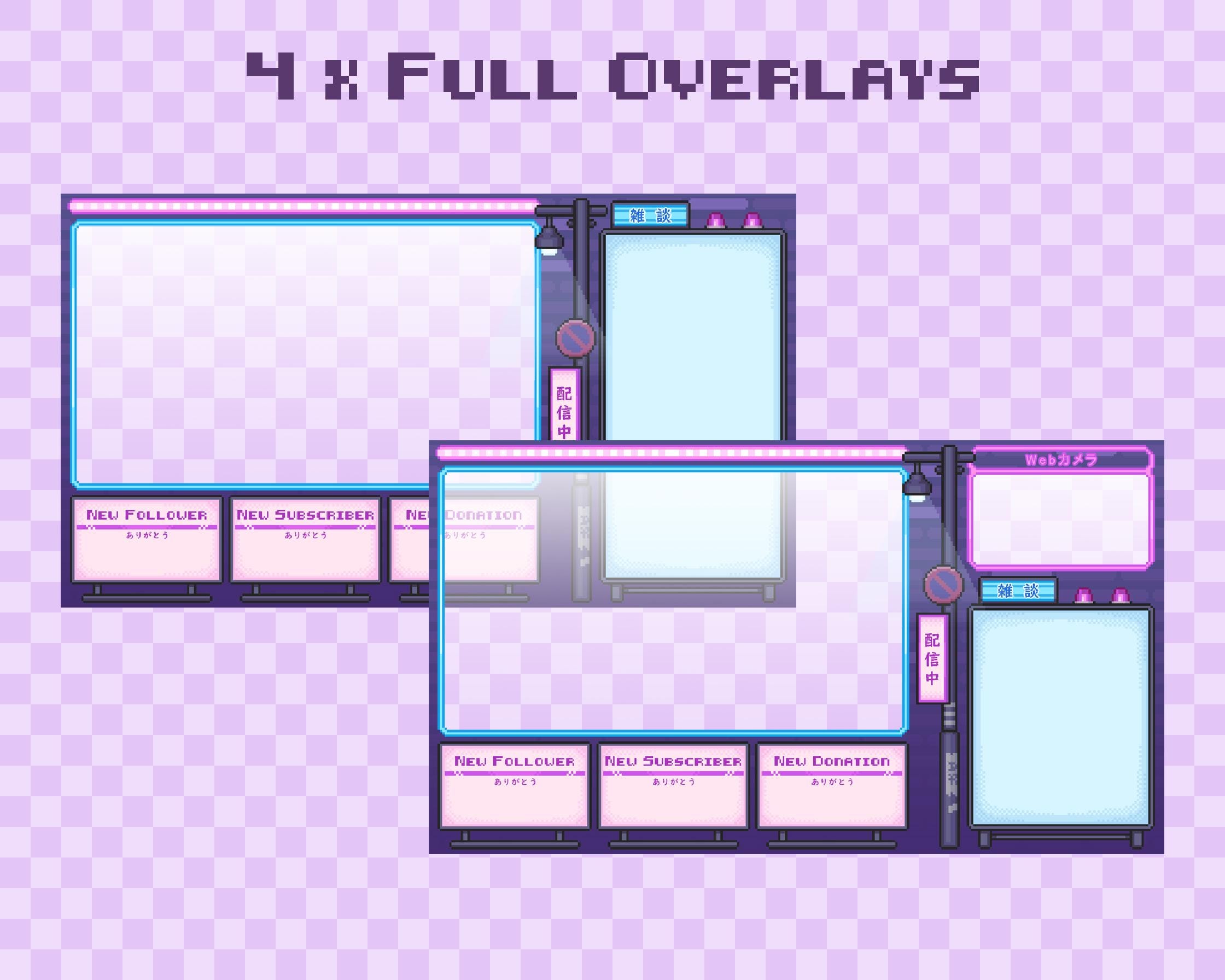Twitch Overlays Package, Kick Stream Overlays, Youtube Streaming Layout ...