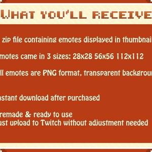 Twitch Emotes & Channel Points 8 Bit Style Neon Color - Etsy