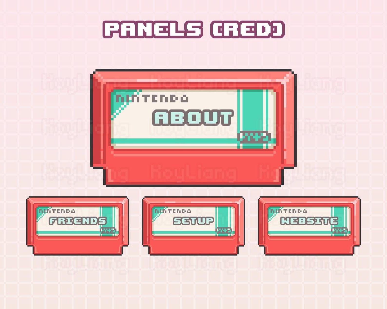 Retro Gaming Stream Package: Twitch Streamer Assets, 8 Bit Pixel Art - Etsy