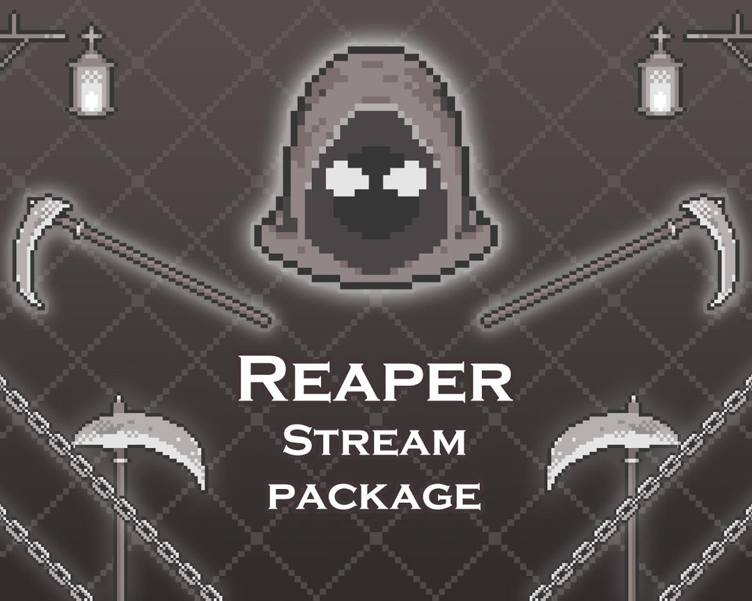 Grim Reaper Stream Package for Twitch: Stream Overlays, Animated ...
