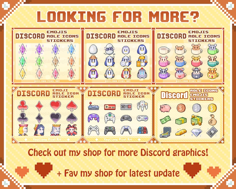 8bit Pixel Crystal Discord Icons: Gemstone Emoji Sticker Pack (digital ...