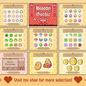 Delightful 8-bit Chocolate Sub Badges Bundle - 12 Unique Emotes for ...
