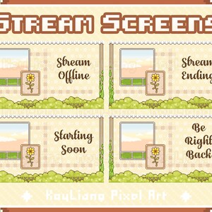 Animated Stream Screens - Twitch Channel, Starting Soon, Be Right Back ...