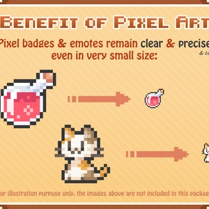 Delightful 8-bit Chocolate Sub Badges Bundle 12 Unique Emotes for ...